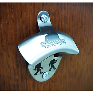 Beerfoot Wall-Mounted Bottle Opener - For Bigfoot Lovers, Bigfoot Opener, Makes a Great Gift for Hiking, Camping, Outdoors Fans, Novelty Cryptid