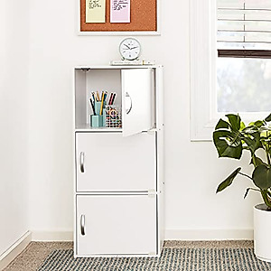 HODEDAH IMPORT Bookcase, White