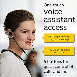 Jabra Evolve 75e MS Teams Bluetooth Wireless In-Ear Earphones with Mic - Noise-Canceling