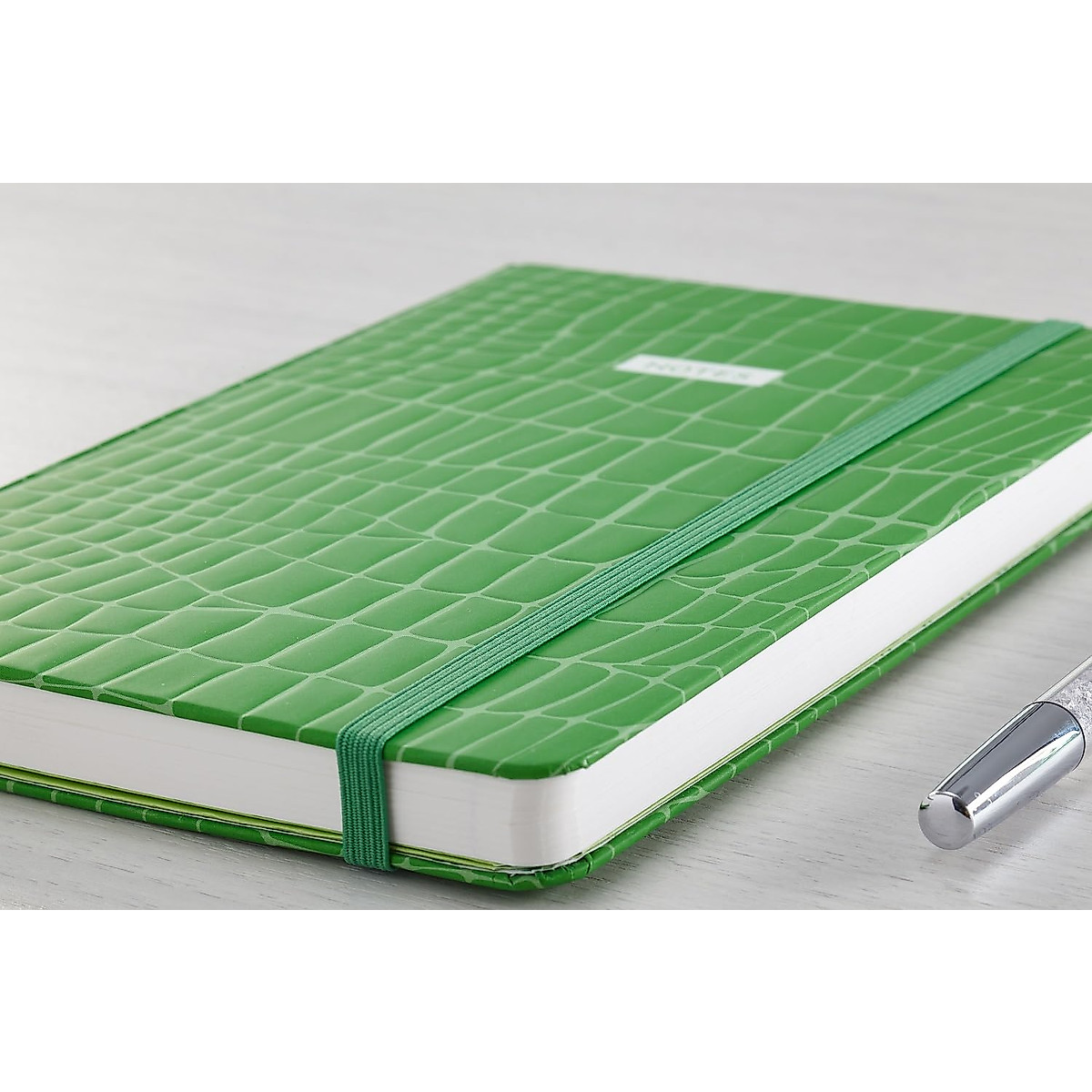 Southworth Medium Case Bound Journal, 5.5" x 8.25", Alligator/Crocodile Texture, Premium 28 lb/105 gsm Paper, 160 Lined Sheets (91072)