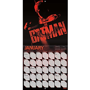 2023 DC Comics The Batman Wall Calendar