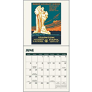 National Parks—Poster Art of the WPA Mini Wall Calendar 2021, 7" x 7"