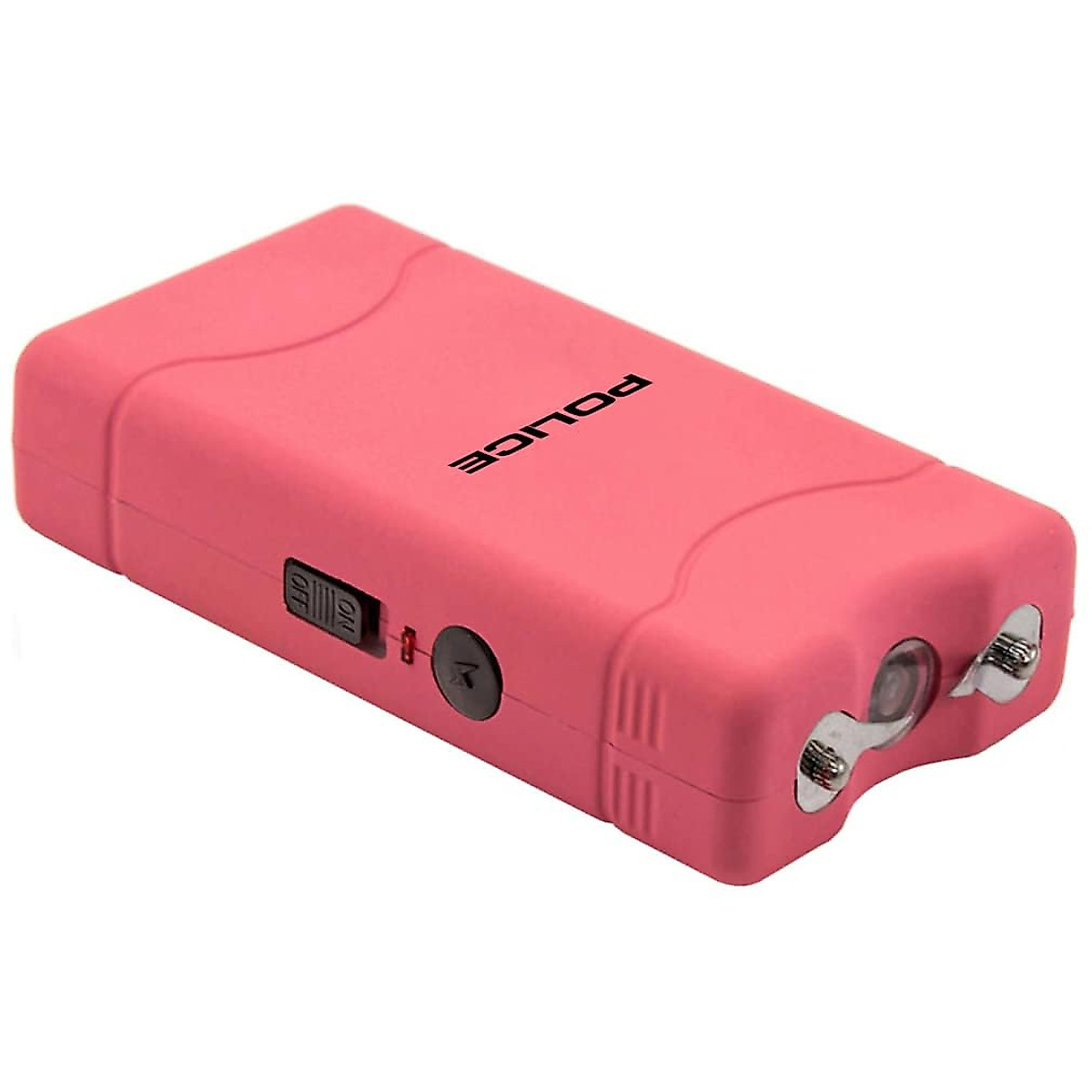 POLICE 800 Mini Stun Gun with LED Flashlight, Pink