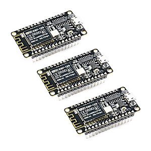 000 JESSINIE 3Pcs ESP-12S NodeMCU Lua WiFi Module Board CH340C Serial Adapter ESP8266WiFi Module IoT Development Board for Smart Home