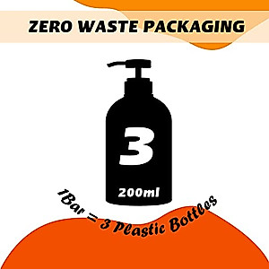 SAPHUS Bar Shampoo and Conditioner Bar Set for Dry & Curly Hair, Argan Oil Solid Shampoo Bar and Conditioner Bar Soap for Strengthening, Cleansing & Moisturizing, Travel Size, Zero Waste, 2pc Set