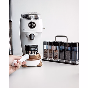 Normcore 58mm Magnetic Dosing Funnel V2 - Espresso Coffee Dosing Ring - 29mm Anodized Aluminum with 9 Neodymium Magnets Fits 58mm Breville Portafilter