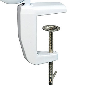 (Glass Lens) Professional LED Magnifying Lamp with Clamp, 7x6 inch Glass Lens, 1200 Lumens 5600K-6000K Daylight Bright 60 SMD LED, Work Light Mounting Bracket Clamp (5 Diopter) BoliOptics MG16302211