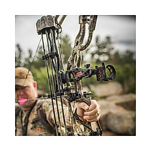 TRUGLO Carbon Hybrid Ultra Lightweight Micro-Adjustable 5-Pin Hunting Bow Sight, Black