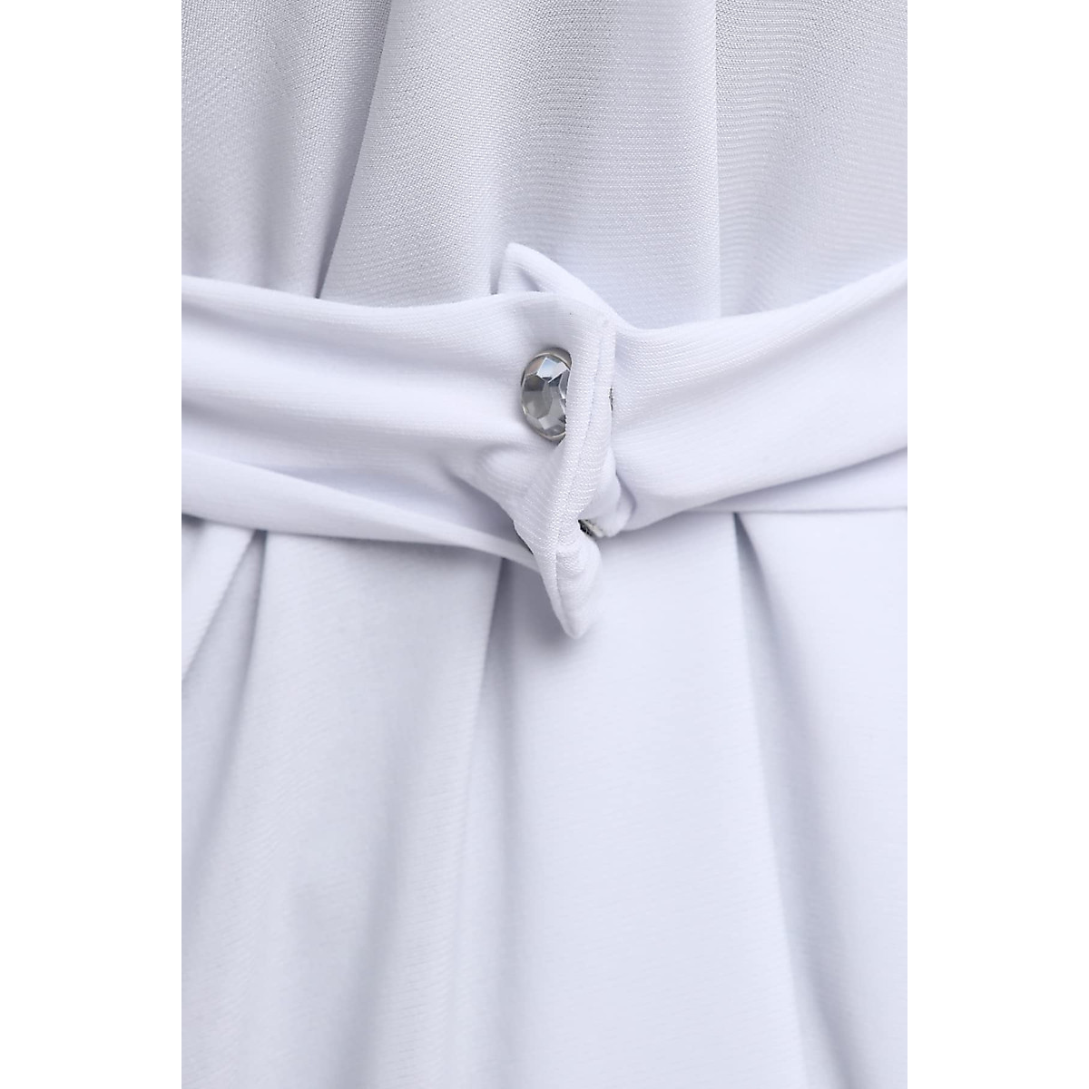 Marwa Fashion Muslim Hijab for Women - Premium Quality Hijab Scarves for Women made up of 100% Stretchable Polyester - White