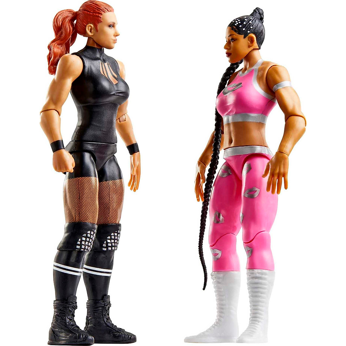 Mattel WWE Becky Lynch vs Bianca Belair Championship Showdown Action Figure 2-Pack with RAW Women's Championship, 6-inch