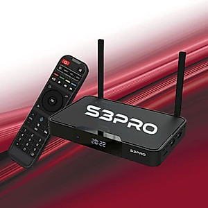 Dynamite Locks S3 Pro New Model 2022 Android 9 TV Box 2GB+32GB Wi-Fi with Voice Remote Control