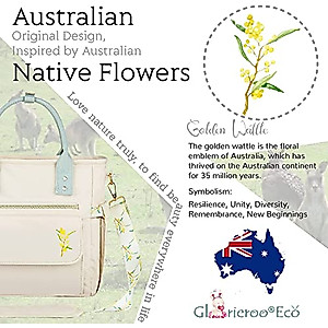 GLORIEROO Deluxe Lunch Bag Women - Leakproof Insulated Lunch Box for Women Gifts for Christmas Unique Gifts for Women Wetproof Lunch Tote Bag with Removable Strap for Work/Picnic