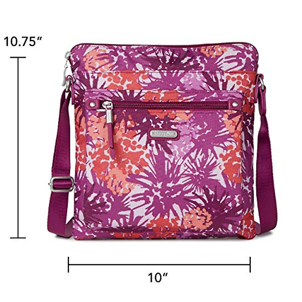 Baggallini Eco Go Bagg Eco Plum Thistle One Size
