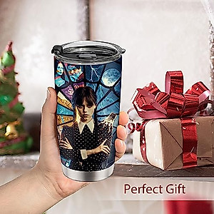 Insulated Stainless Steel Tumbler Cup 20oz with Lid,Straws Double Wall Vacuum Reusable Travel Mugs for Hot/Iced Coffee Tea Wine