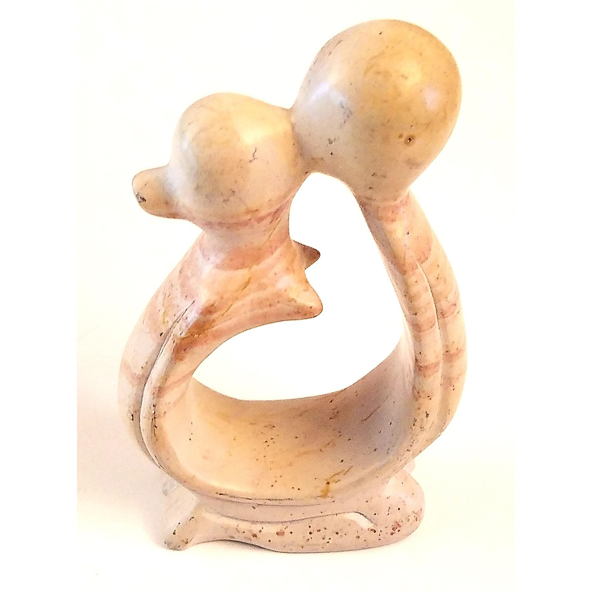 Kissing Sculpture Made out of Stone Great gift for married couple