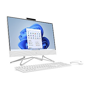 HP 21.5" All-in-One Desktop, Intel Pentium Silver J5040 Processor, Intel UHD Graphics 605, 4 GB RAM, 128 GB Storage, Windows 11 Home (22-dd0120, 2021) (Renewed)