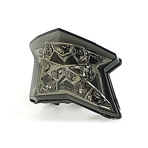 Motodynamic Integrated Sequential LED Tail Lights Smoked Lens for 2020-2022 Kawasaki Ninja 650 Z650 (DOES NOT WORK ON 23+ MODELS)