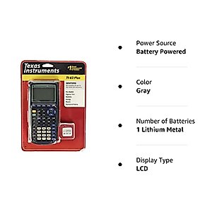 Texas Instruments TI-83 Plus Graphing Calculator (Renewed)