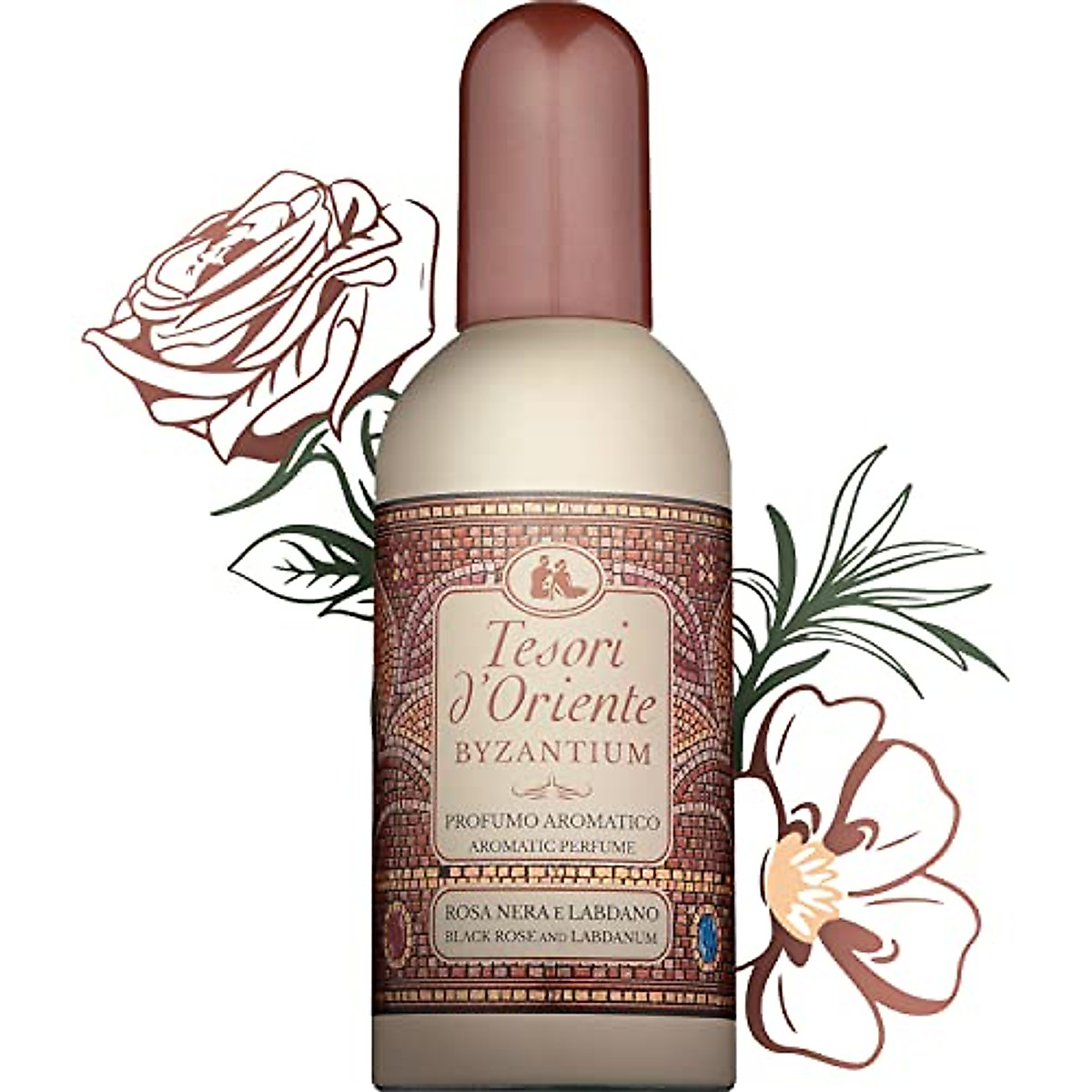 Tesori d'Oriente Perfumes for Women, Women’s Eau De Toilette Spray, Men’s Fragrances -100ml 3.38fl.oz [Italian Import]-(Byzantium)