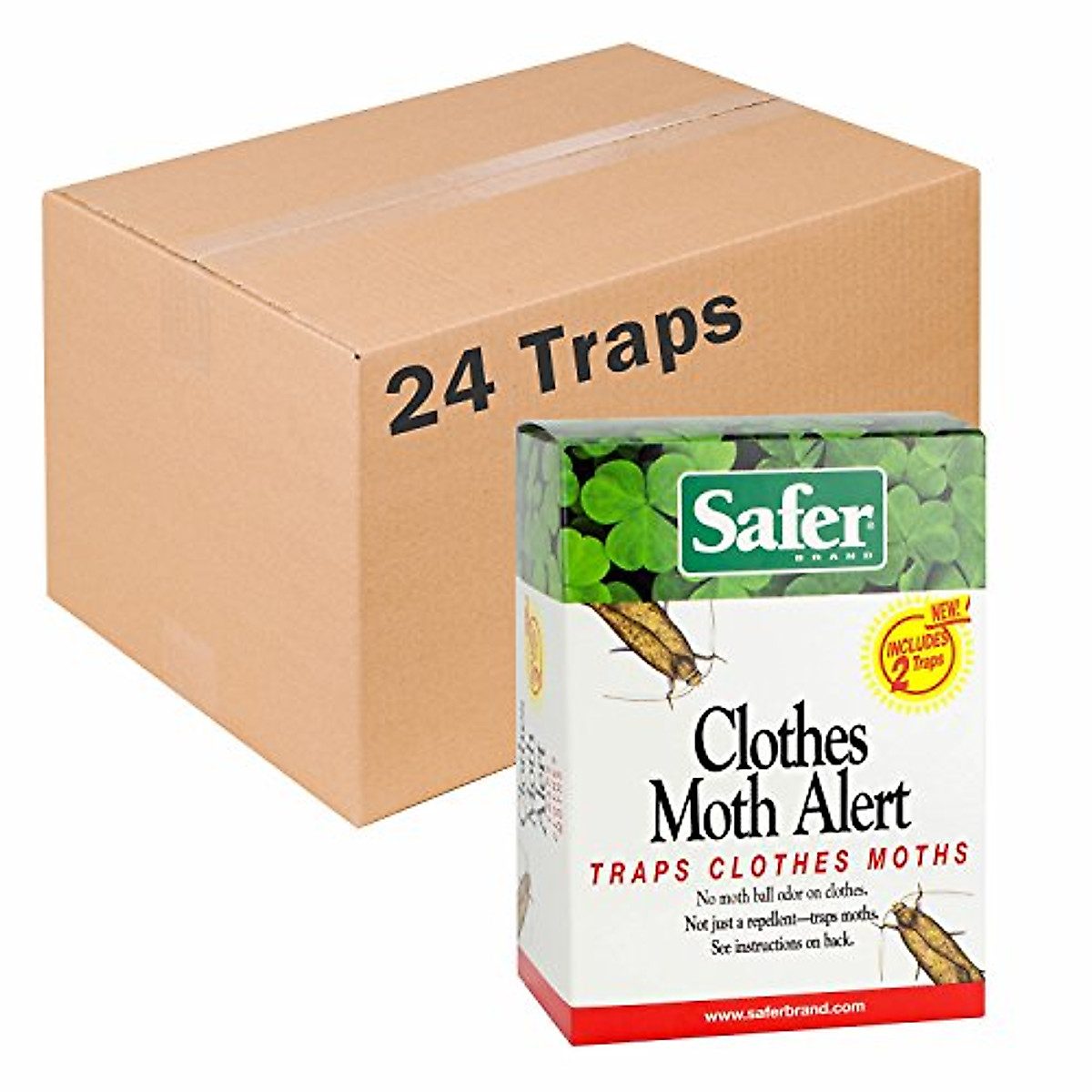 Safer Brand Clothes Moth Traps - 24 Total Traps — 🛍️ The Retail Market