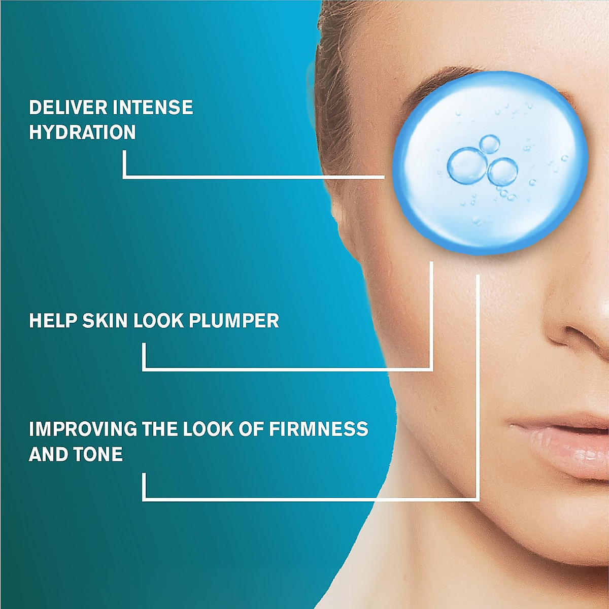 Fran Wilson Nourish My Eyes Eye Pads - Soothe Tired Eyes, Reduce Puffiness & Dark Circles, hydrates the skin around the eyes - 36 Count - Cooling & Refreshing, Instantly (Hyaluronic)