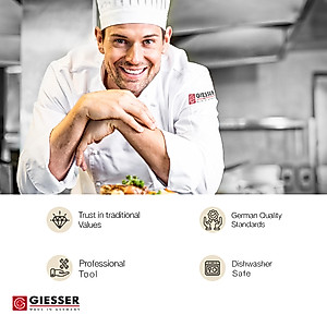 Giesser since 1776, Made in Germay, Bread Knife 9 Inch, High Carbon German Steel, Dishwasher safe, rustfree