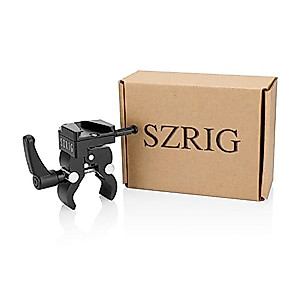SZRIG Crab Clamp with Universal V-Lock Mount Quick Release Adapter for DSLR Camera Battery Accessory