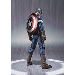 Bandaï SH Figuarts Avengers Captain America About 155mm ABS u0026 PVC Painted Action Figure