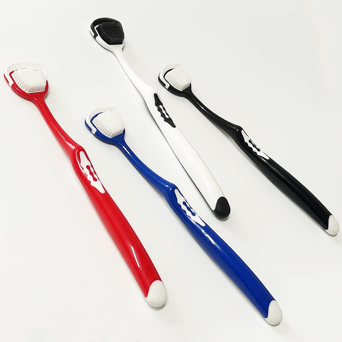 Tongue Cleaner, Tongue Brush, Tongue Scraper, Tongue Cleanser, Tongue Scraper Brush, Tongue Scraper Cleaner, Tongue Brushes, Helps Fight Bad Breath, 4 Tongue Scrapers, 4 Pack