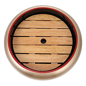 FRCOLOR 2pcs Wooden Sushi Dish Japanese Sashimi Sushi Plate Food Serving Tray Platter for Snacks Cake Tray Dessert Plate Ice Chilled Serving Plate Home Dining Decoration