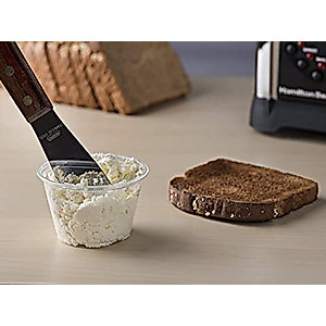 Comfy Package [100 Sets - 4 oz.] Plastic Disposable Portion Cups With Lids, Souffle Cups, Jello Cups