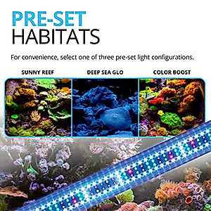 Fluval Sea Marine 3.0 LED Aquarium Lighting for Coral Growth, 22 Watts, 15-24 Inches