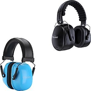 ProCase Noise Reduction Earmuffs Bundle with Kids Ear Protection
