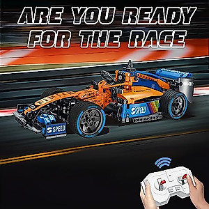 WISEPLAY F1 Model Cars to Build for Adults and Kids - Remote Control Car F1 Building Set - STEM Project for Adult and Kids - Great Collectable Model for Display and Play