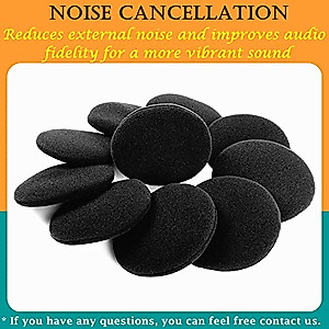 TaiZiChangQin 10 Pairs Foam Ear Pads Ear Cushion Earpads Sponge Replacement Compatible with Panasonic RP-HT21 RP HT21 Headphone