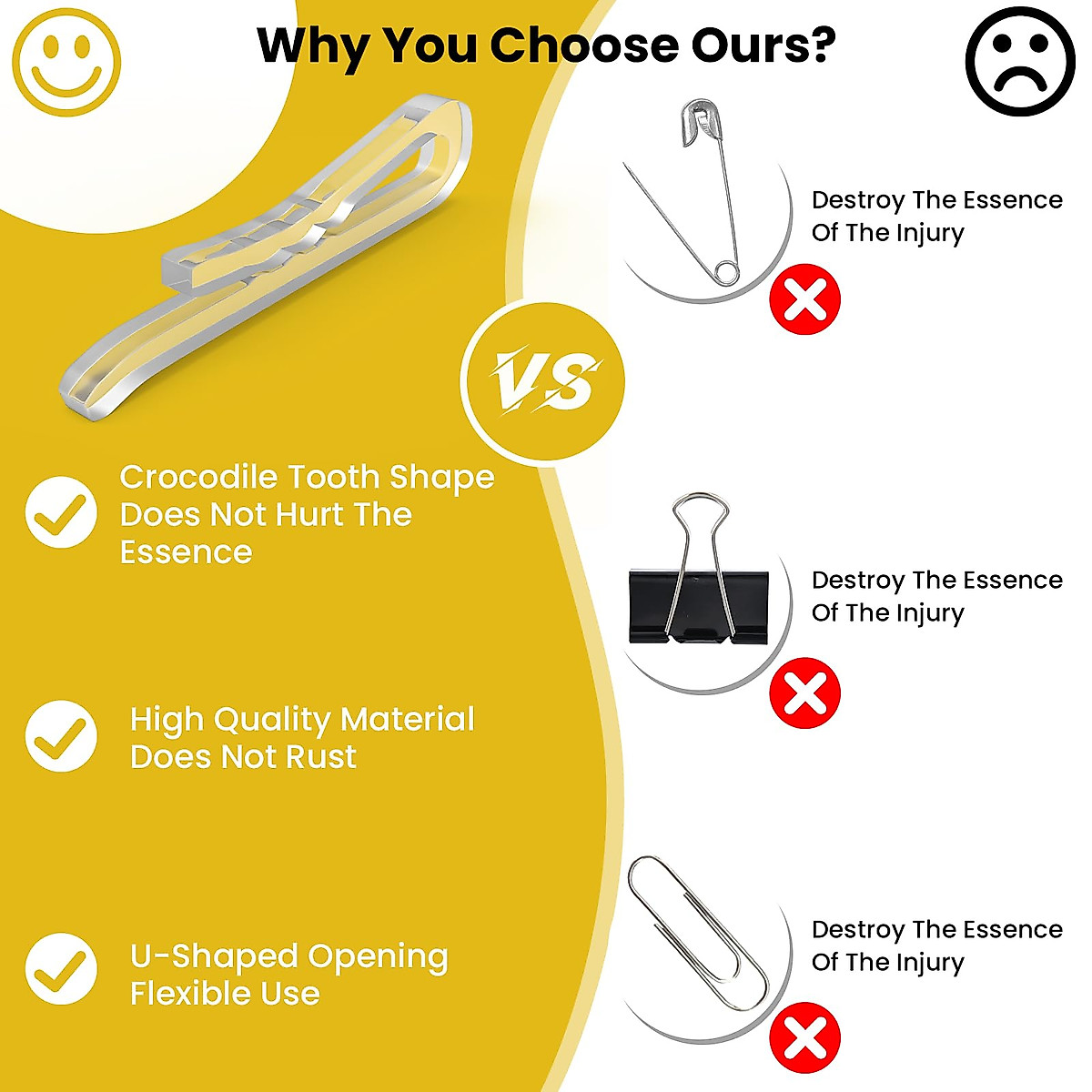 UBANU 700Pcs U Shape Plastic Clothespins, Clear Plastic Alligator Shirt Folding Fixing Packing Clips, Hold Garments in Place for Socks Dress Ties Pants Shirts