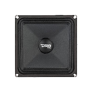 DS18 PRO-X6.4MSQ 6.5X6.5'' Square Midrange Loudspeaker 500 Watts 250W RMS 4 Ohms (1 Speaker)