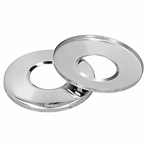 Pool Ladder Escutcheon Plates Stainless Steel,2pcs Swimming Pool Ladder Escutcheon Cover Plate,Pool Ladder Escutcheon,for 4.2cm Ladder Pipe Pool Hand Rail Replacement Parts, Pool Ladder Escutcheo