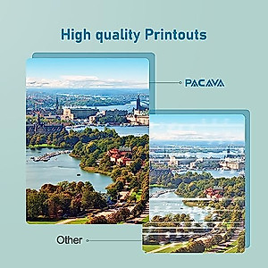 PACAVA 206X 206A Toner Cartridges (with Chip) for HP 206A 206X Toner Cartridge 4 Pack High Yield to Work with HP Color Pro MFP M283fdw M283cdw M255dw M282nw Printer Toner (BCMY, 4 Pack)