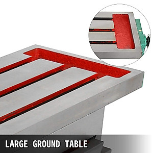 Milling Working Table 17.7 X 6.7 Inch, Compound Milling Machine Work Table 2 Axis 4 Ways Move, Multifunction Milling Working Table Heavy-duty Structure,for Milling and Drilling Machine