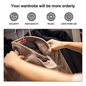 Baluue Clothes Hanger Sale Markers Tags: Garment Clothing Clothes Snap Labels Accessories 100Pcs