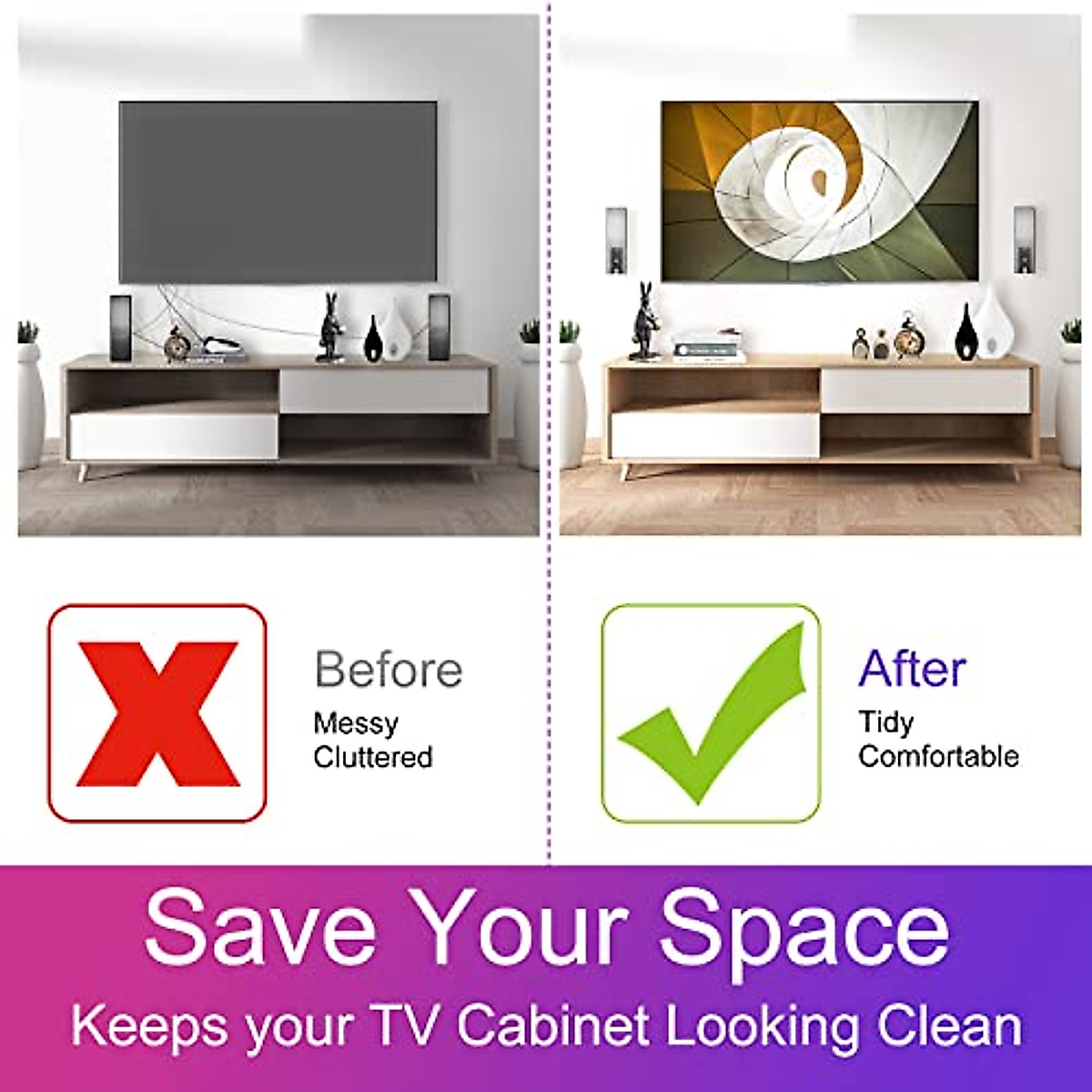 Bedycoon Pair Steel Black Wall Mount Brackets Replacement Compatible with Bose OmniJewel Lifestyle 650 Home Entertainment System and Bose Surround Speakers 700