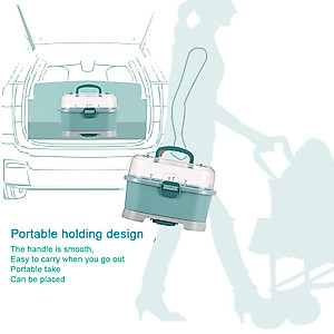 Baby Bottle Drying Rack Storage, Large Nursing Bottle Storage Box Organizer with Cover, Portable Kitchen Cabinet Organizer, Durable countertop Dryer