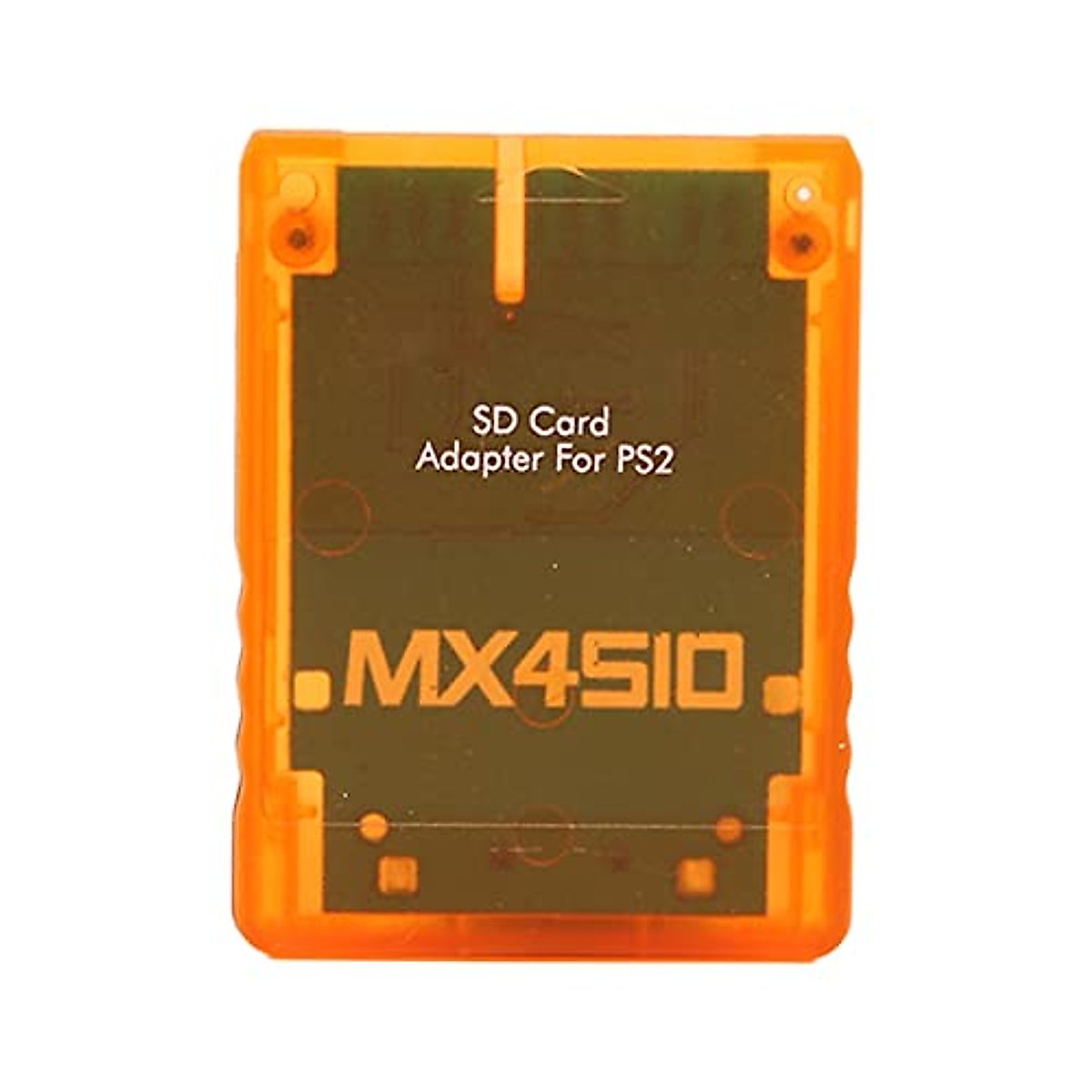 Zunate PS2 MX4SIO SIO2SD Reader Adapter, Hand Made Stable Replacement MX4SIO TF Adapter for PS2(Orange)