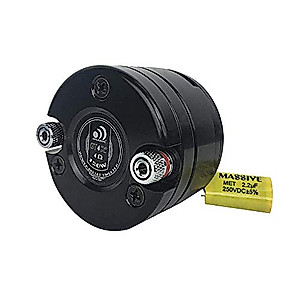 Massive Audio CT4X - 1 Inch/25.5mm, 120 Watts Max, 30 Watts RMS, Neodymium Tweeter – 57mm Power Bullet Tweeter Speaker for Cars, Heavy Duty Black Anodized Titanium (Sold as Each)