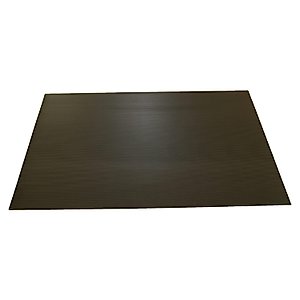 Rhino Dielectric, Non-Conductive, Insulating Switchboard Mat, Class 2, 3' x 5' x 1/4" Thick, ASTM D178, Color; Solid Black, Corrugated Surface