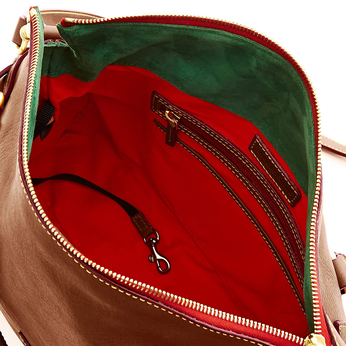 Dooney & Bourke Handbag, Florentine Large Satchel - Chestnut