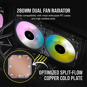 Corsair iCUE H115i Elite Capellix Liquid CPU Cooler (Renewed)