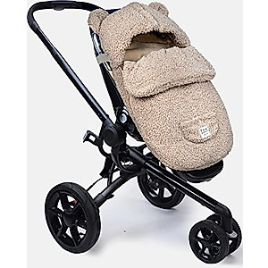 7AM Enfant Universal Stroller Footmuff - Water Repellent Winter Bunting Bag for Strollers & Car Seats, Soft Micro-Fleece & Plush Lined Stroller Footmuff for Baby Boy & Girl | BebePOD