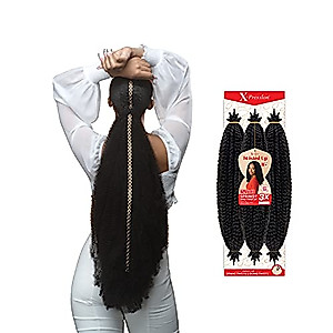 Outre Crochet Braids X-Pression Twisted Up 3X Springy Afro Twist 24" (1-Pack, 1B)